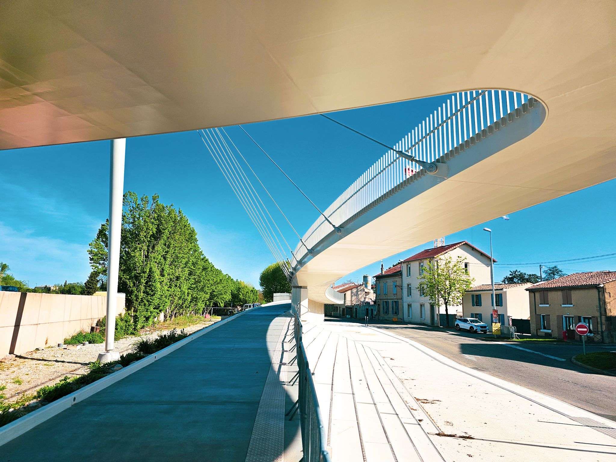 La nouvelle passerelle de Bourg-Lès-Valence - Actualité - Sites