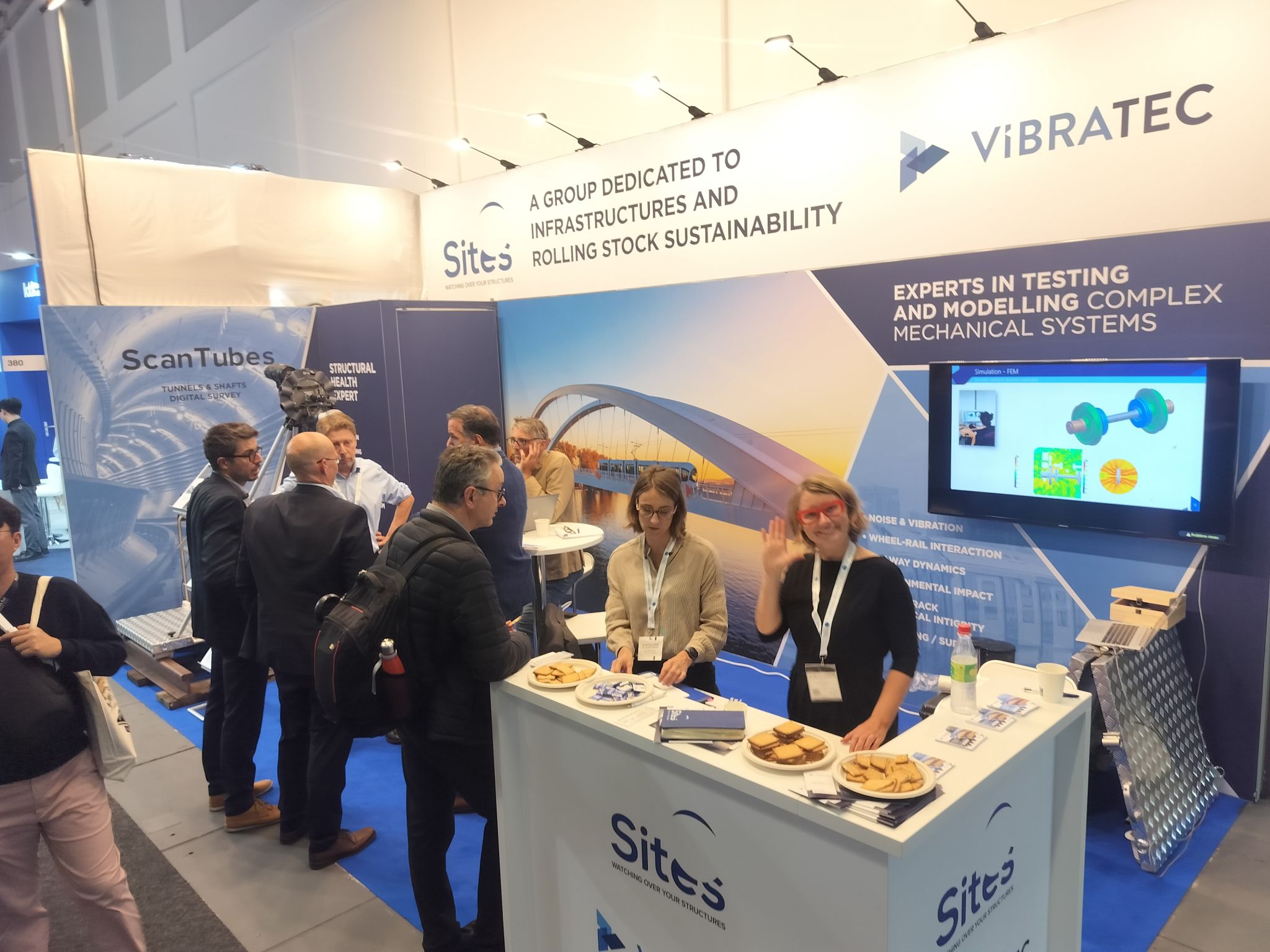 InnoTrans a battu son plein sur le stand SITES / Vibratec